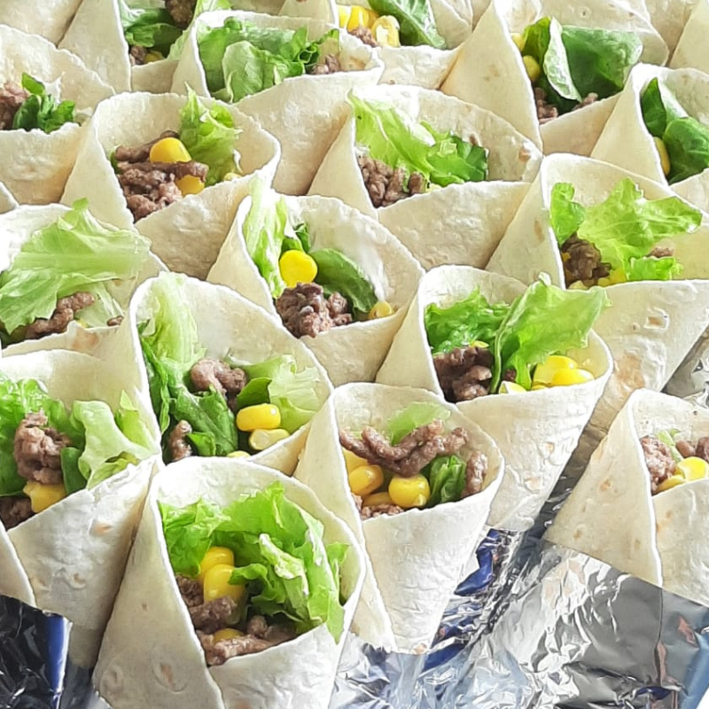 50 Mini Fajitas - banqueteria premium eventos y catering